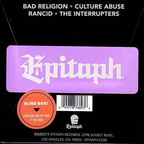 Epitaph Record Store Day 2019 - 3" Records